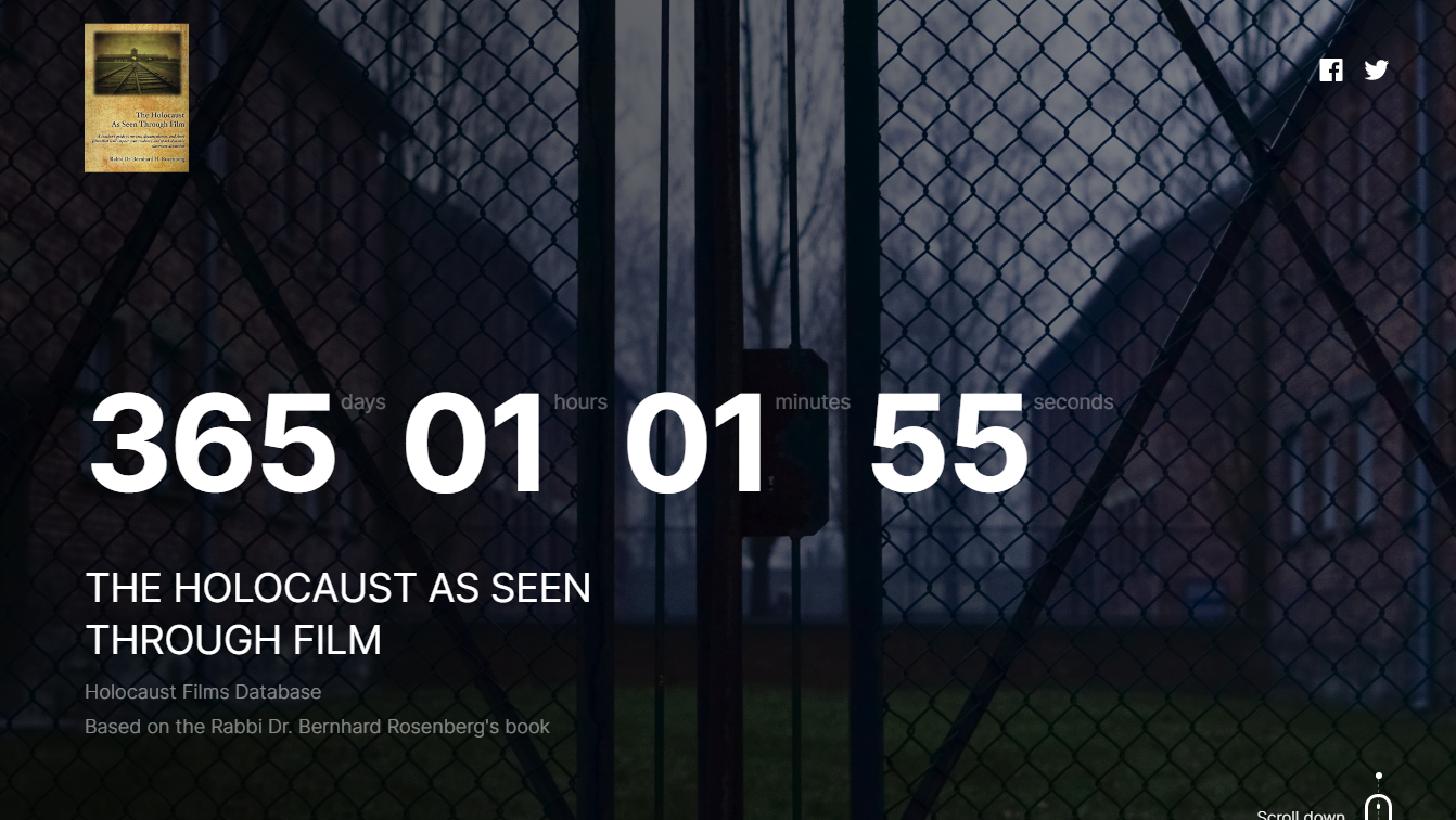 This was the beginning of our Holocaust Films project. – Rabbi ...